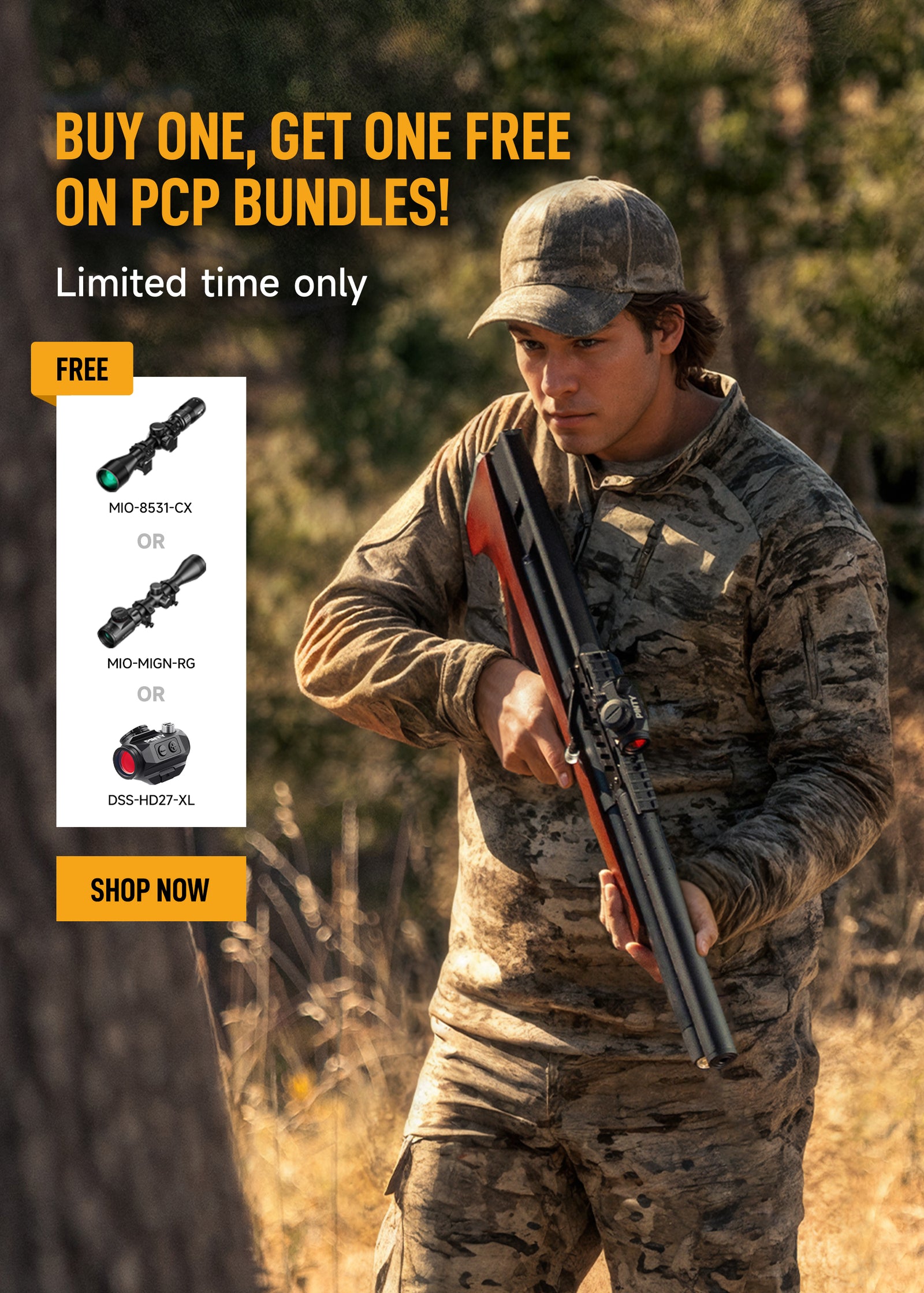 Premium Optics for Hunting & Tactical Shooting | Pinty Rifle Scopes