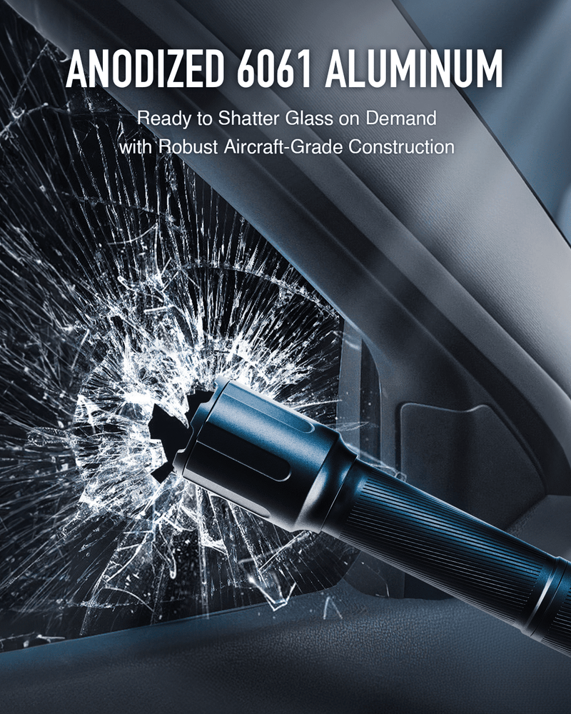 3000 Lumen Tactical Flashlight with Pressure Switch & Mounting Rings,