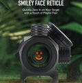 Pinty Scopes | 2MOA Red Dot Sight, Smiley Face Reticle