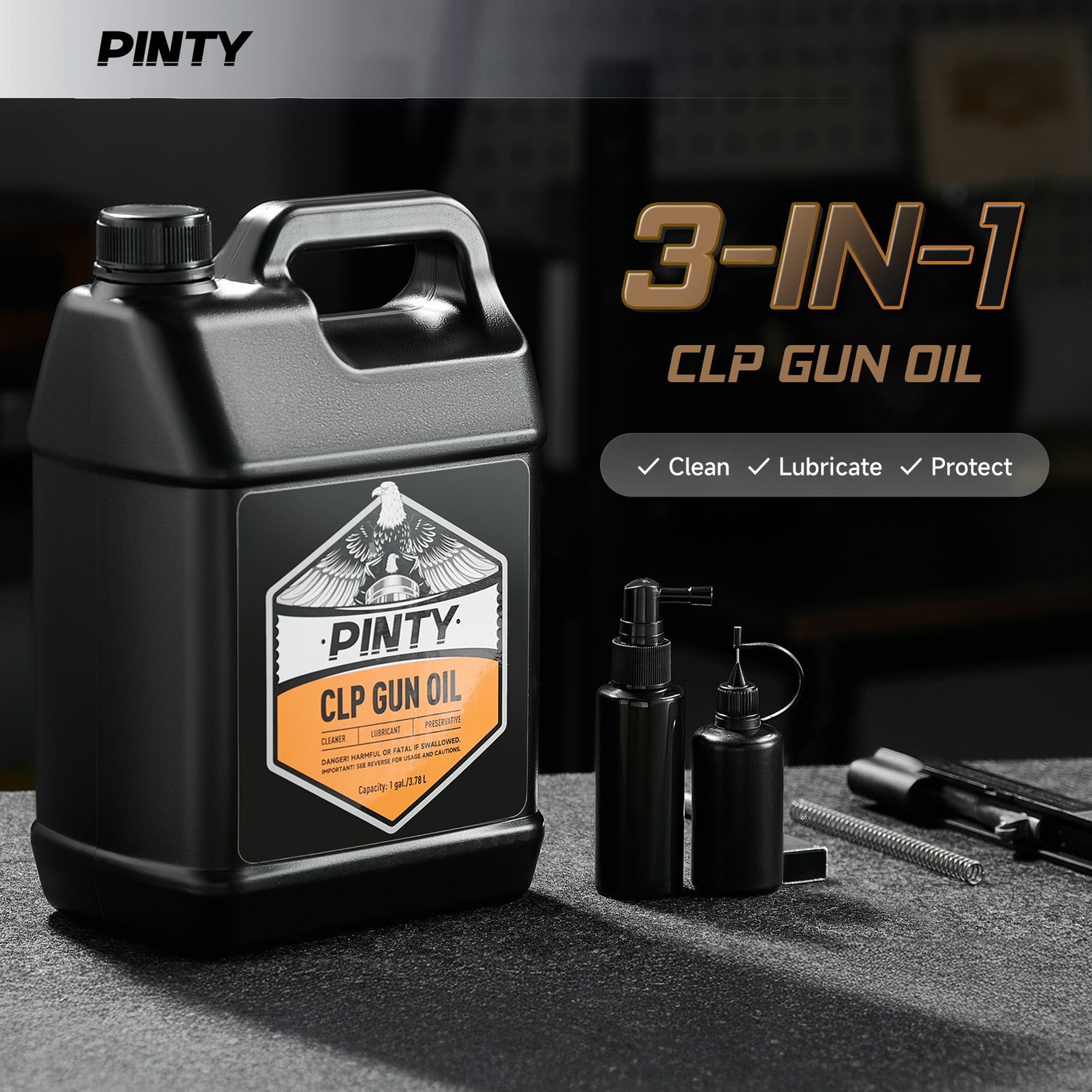 3-in-1 CLP Gun Oil, 1 Gallon Gun Cleaner