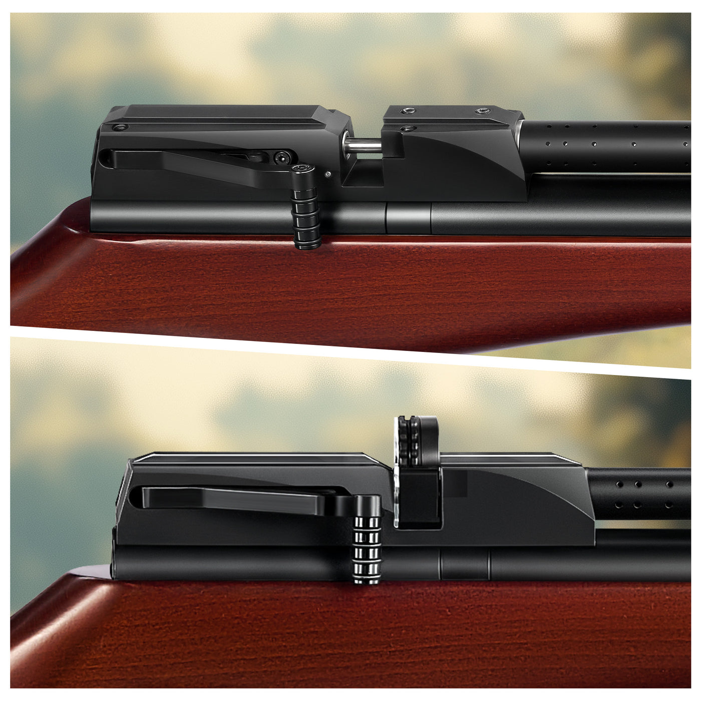 10 Pellet .22Cal PCP Pellet Gun Air Rifle High Power Airgun for Huntin