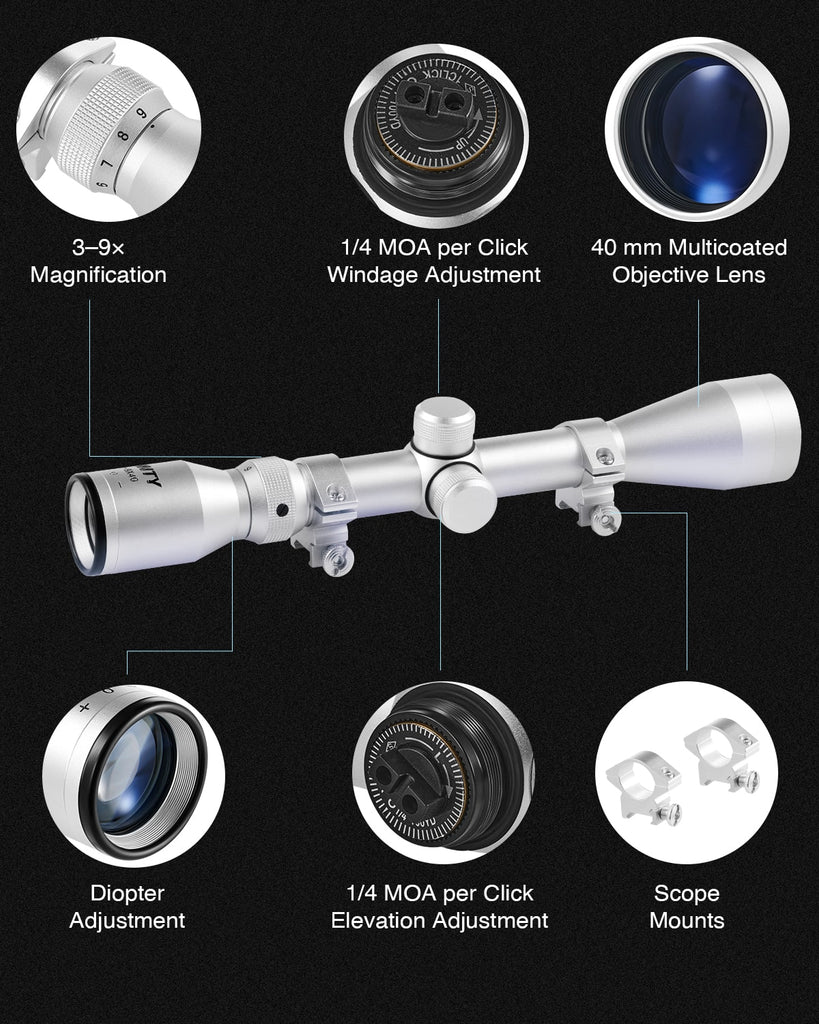 Scopes For Rifles Long Range MCG Reflex 6-24x50 AOE Hunting Rifle Scope ...
