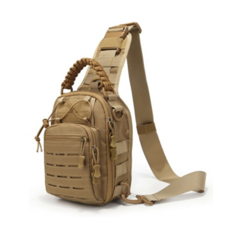 900D Nylon Tactical Chest Pack Waterproof for Outdoor Trekking Fishing