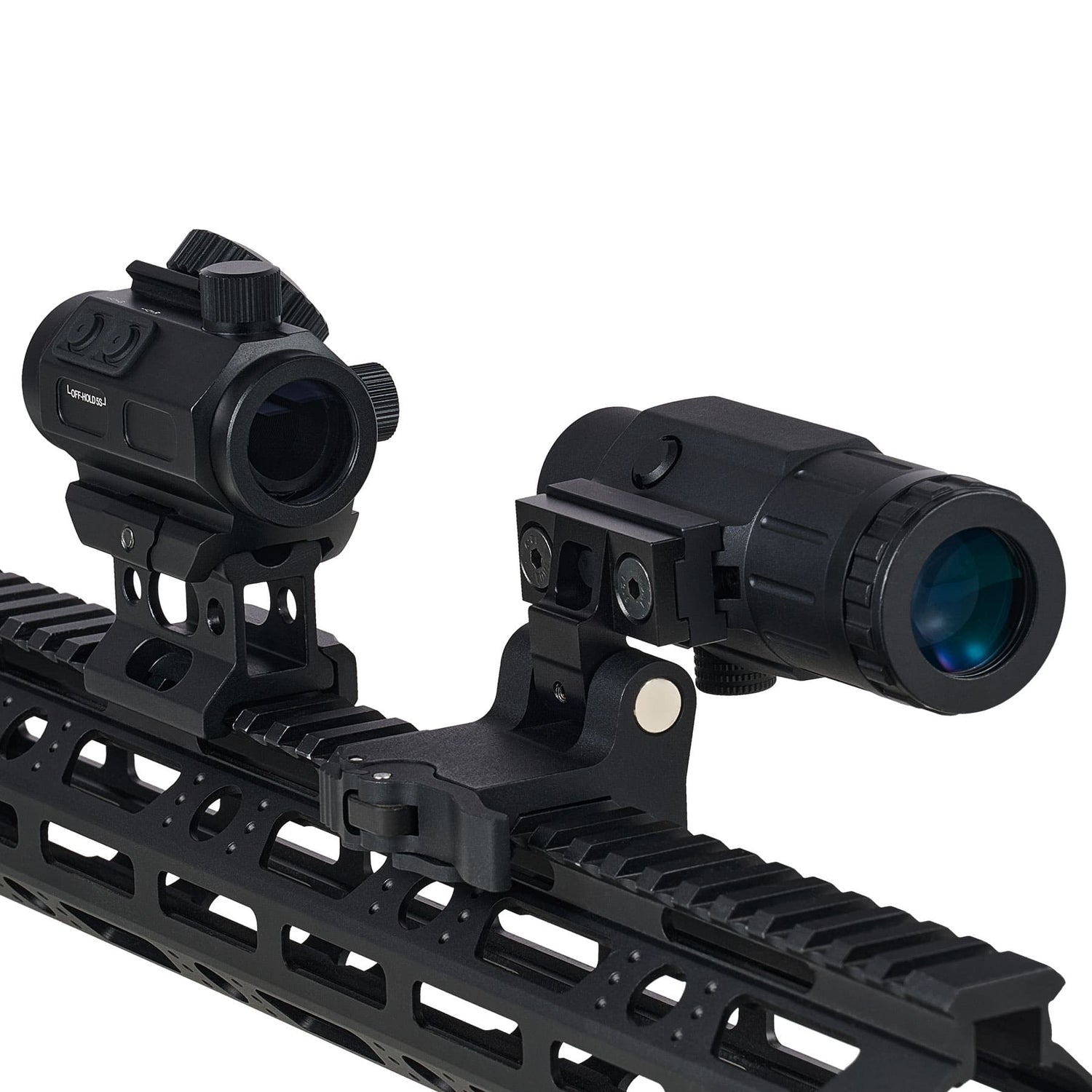 3x21 Red Dot Magnifier with Flip to Side QD Mount Rifles Airsoft Guns