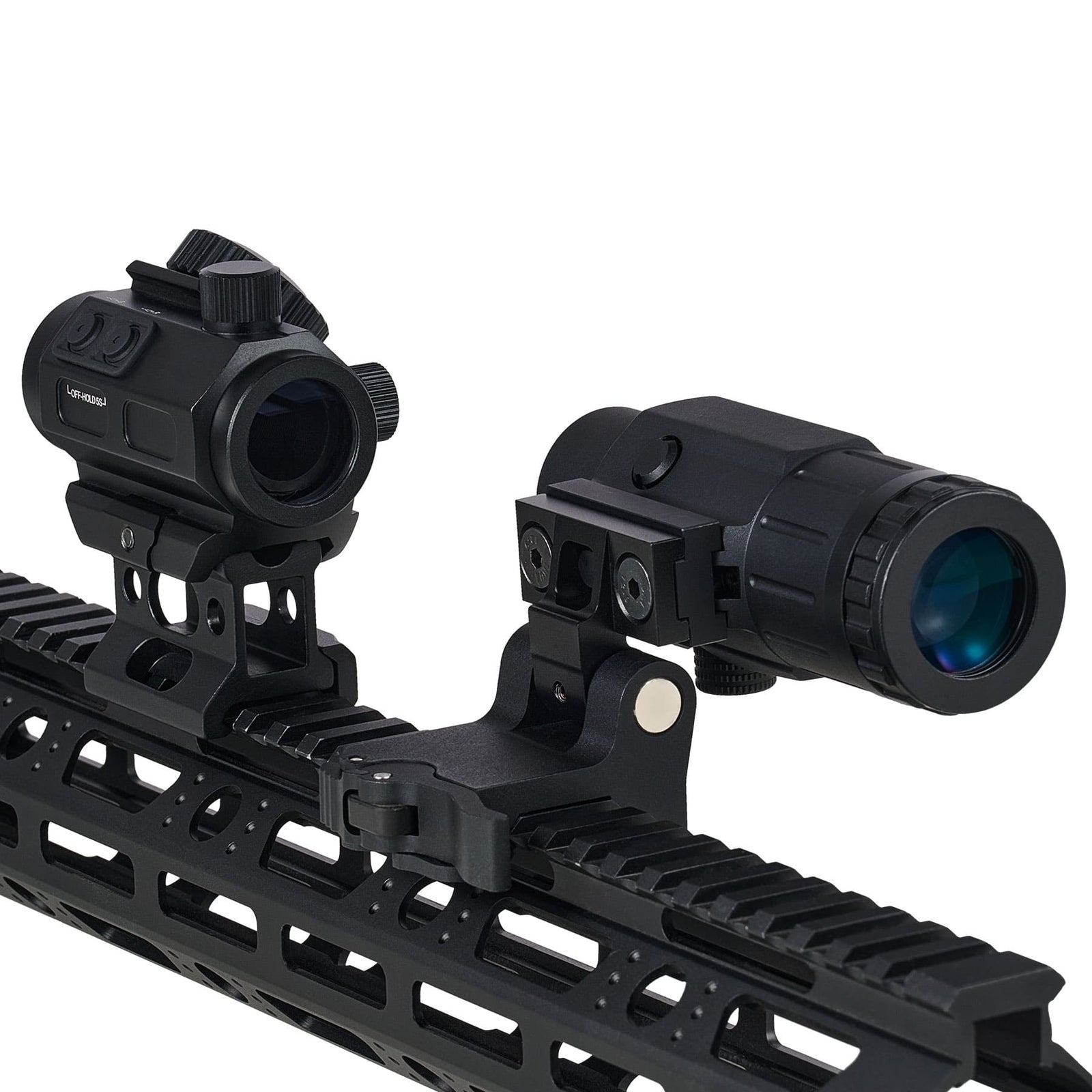 3x21 Red Dot Magnifier with Flip to Side QD Mount Rifles Airsoft Guns