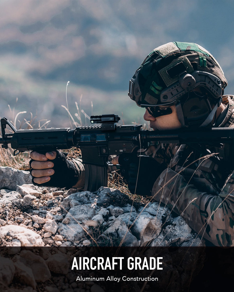 Tactical Red Laser Sight with Mount and Batteries for Picatinny Weaver